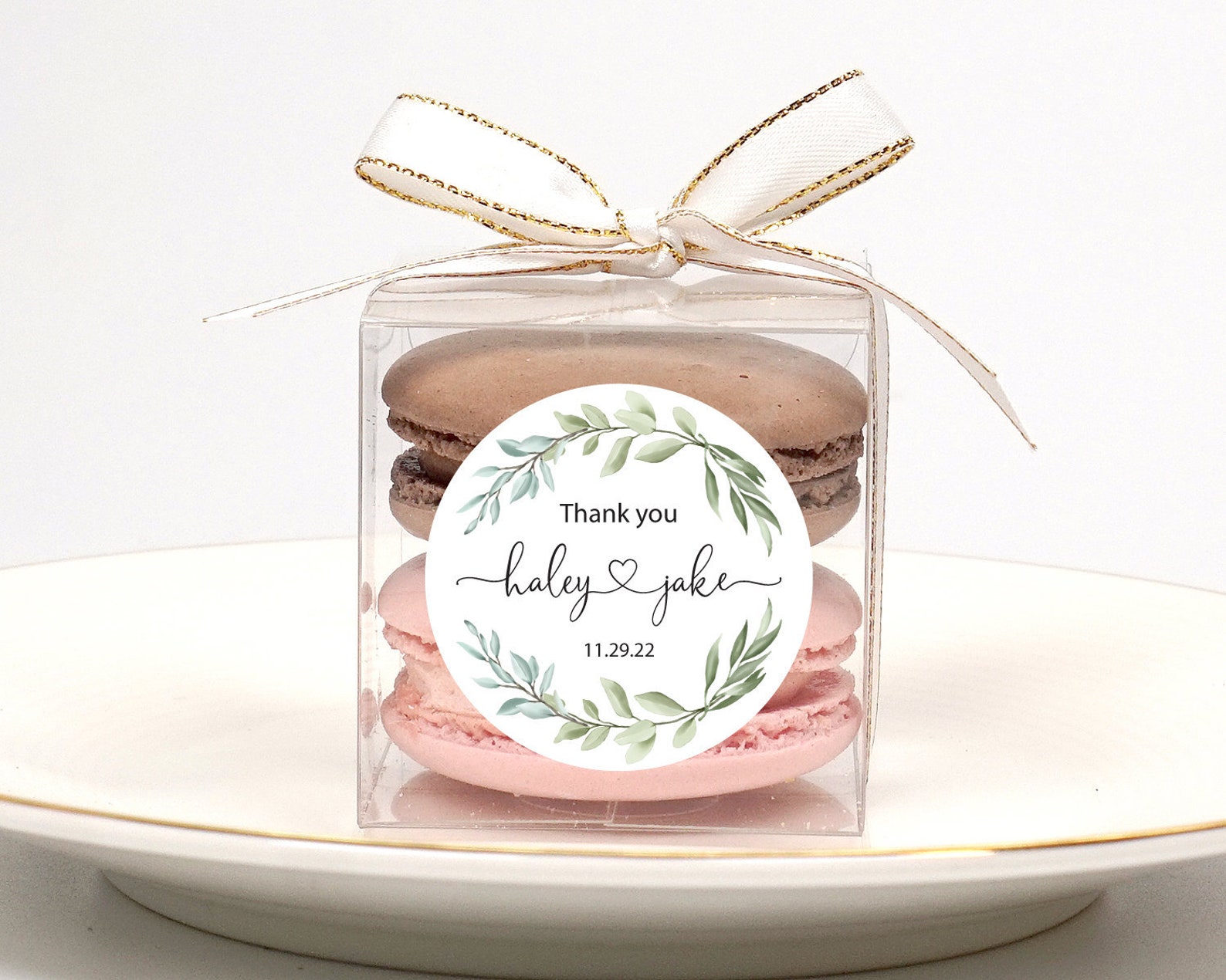10 Sets of Wedding Clear Macaron Packaging Macaron Box - Etsy