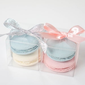 10 Sets of Wedding Clear Macaron Packaging Macaron Box - Etsy