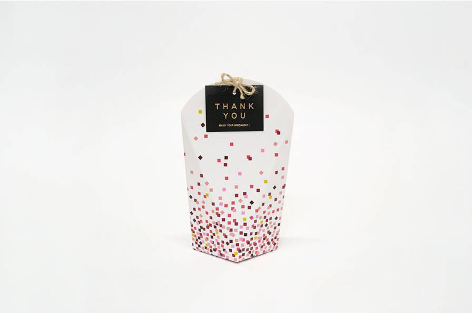 10 Confetti Printed Pouch Boxes Cute Gift Box Party Favor - Etsy