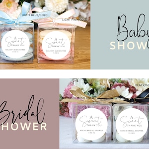 10 Sets of Wedding Favor Boxes With a Sweet Thank You Personalized ...