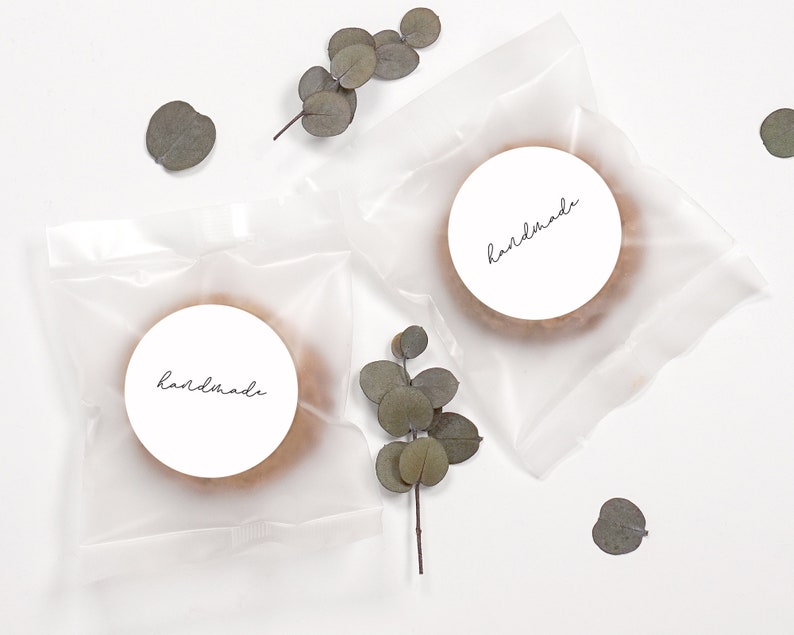 Cursive Round Thank You Stickers Thank You Stickers Thank | Etsy