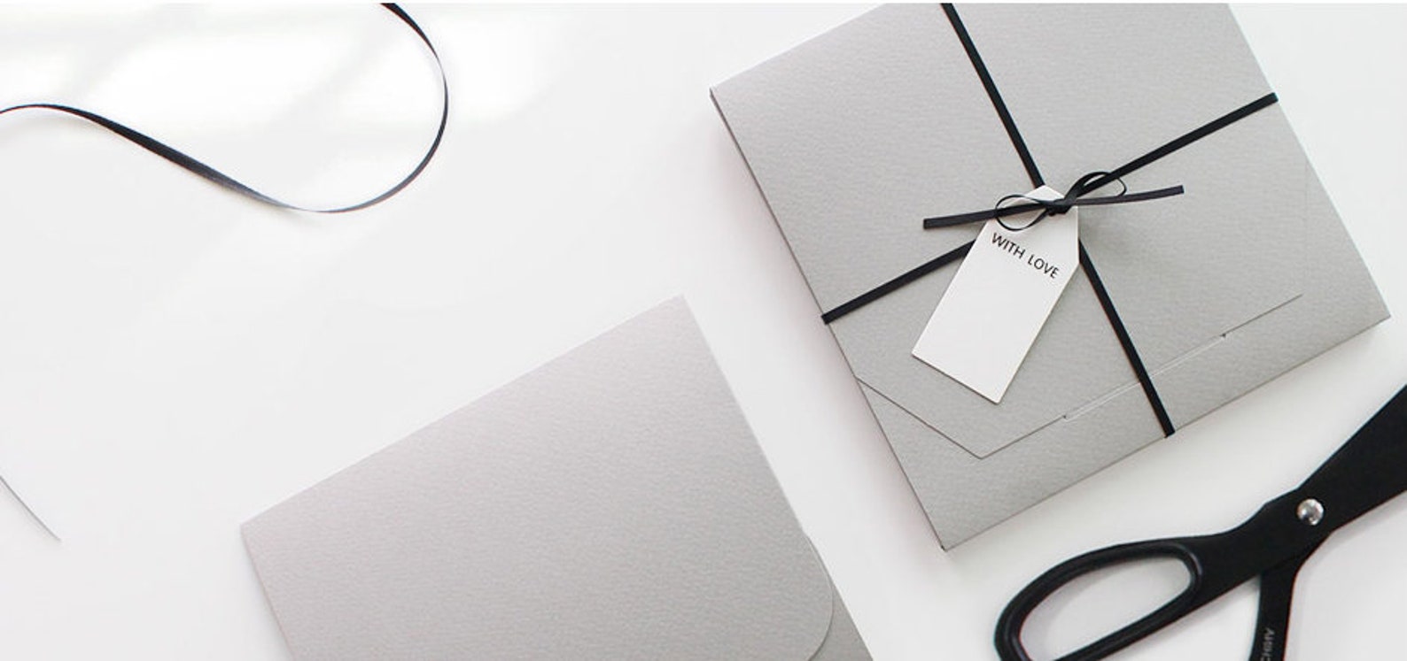 2 Envelope Gift Boxes Gift Box Flat Gift Box Photo Gift | Etsy