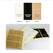 12 Rectangle Thank You Stickers, Thank You Labels, Handmade Sticker ...