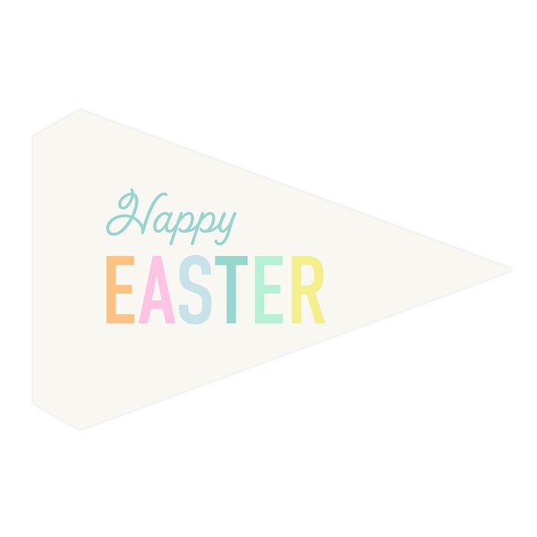 Easter Pennant Flag - Etsy