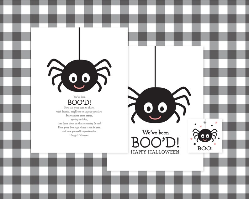 Printable Kids Classic Halloween Characters Boo Kit - Etsy