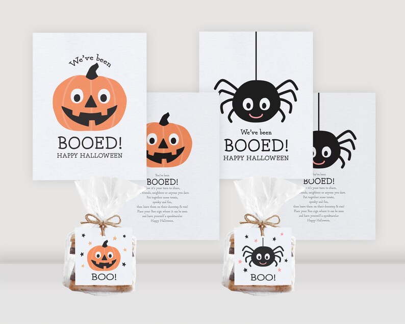 Printable Kids Classic Halloween Characters Boo Kit - Etsy