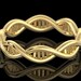 Geek Wedding Ring, DNA Wedding Ring, Nerd Wedding Ring, Science Wedding ...
