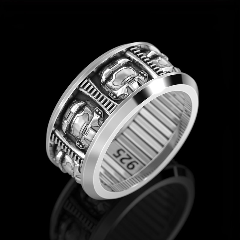 Cyberpunk Halo Ring - Etsy