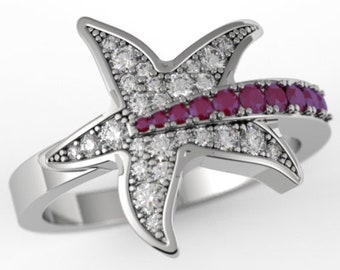 Starfish ring | Etsy