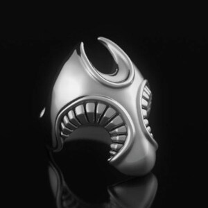 Sci Fi Ring Spaceship Geek Ring Mens Statement Ring Alien - Etsy