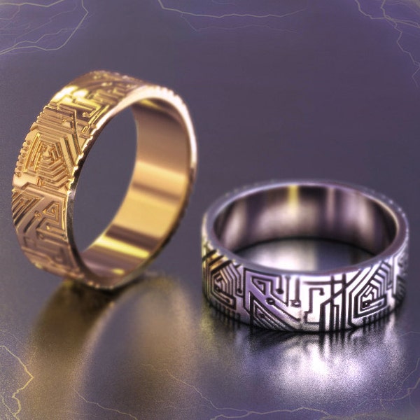 Circuit Board Ring - Etsy