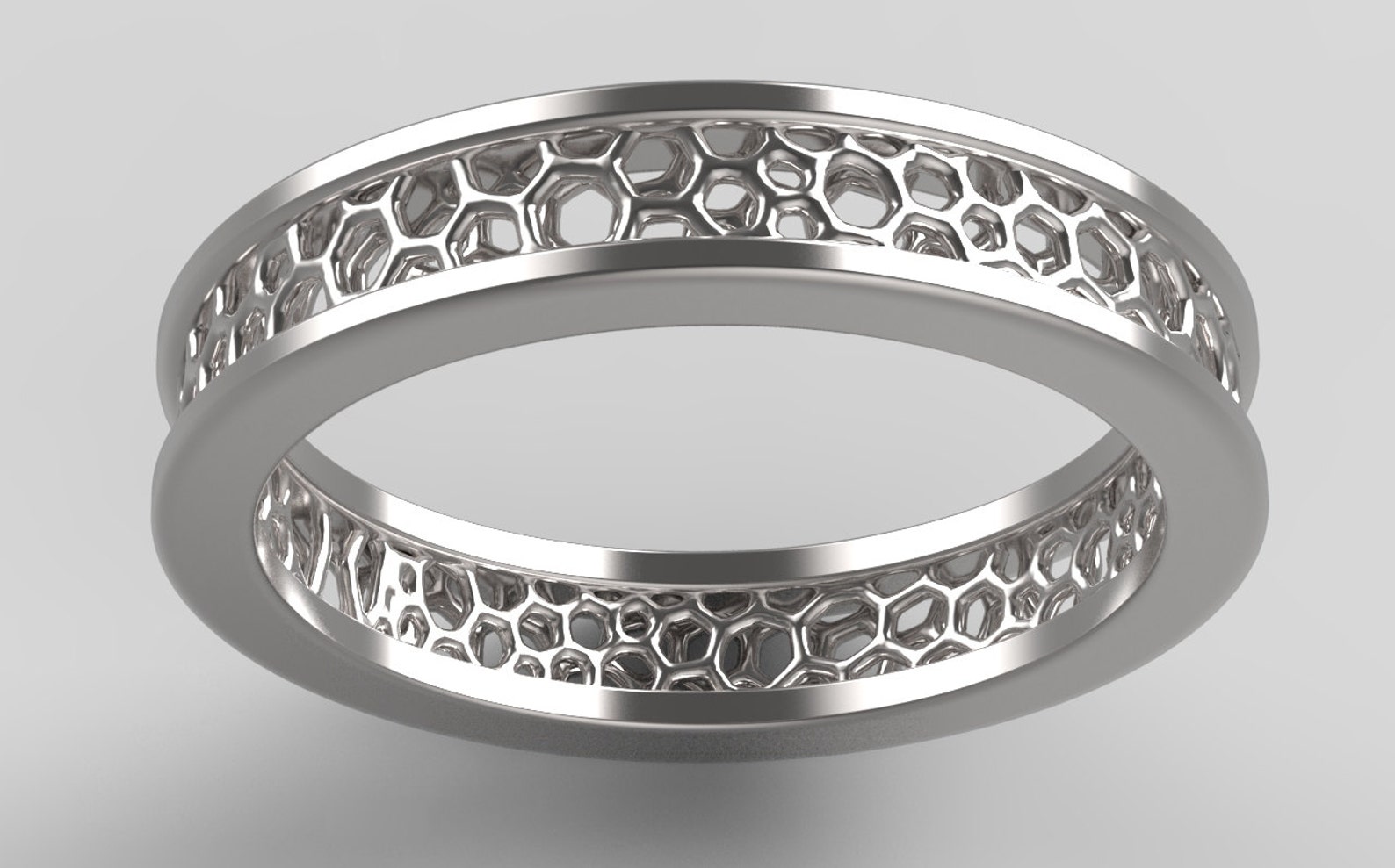 Geek Wedding Ring Set Voronoi Ring Mathematical Ring Math - Etsy