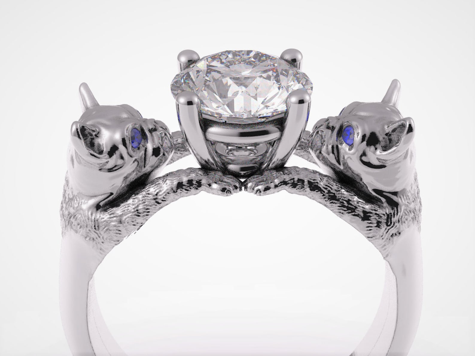 Dog Ring Dog Engagement Ring French Bulldog Ring Dogs - Etsy