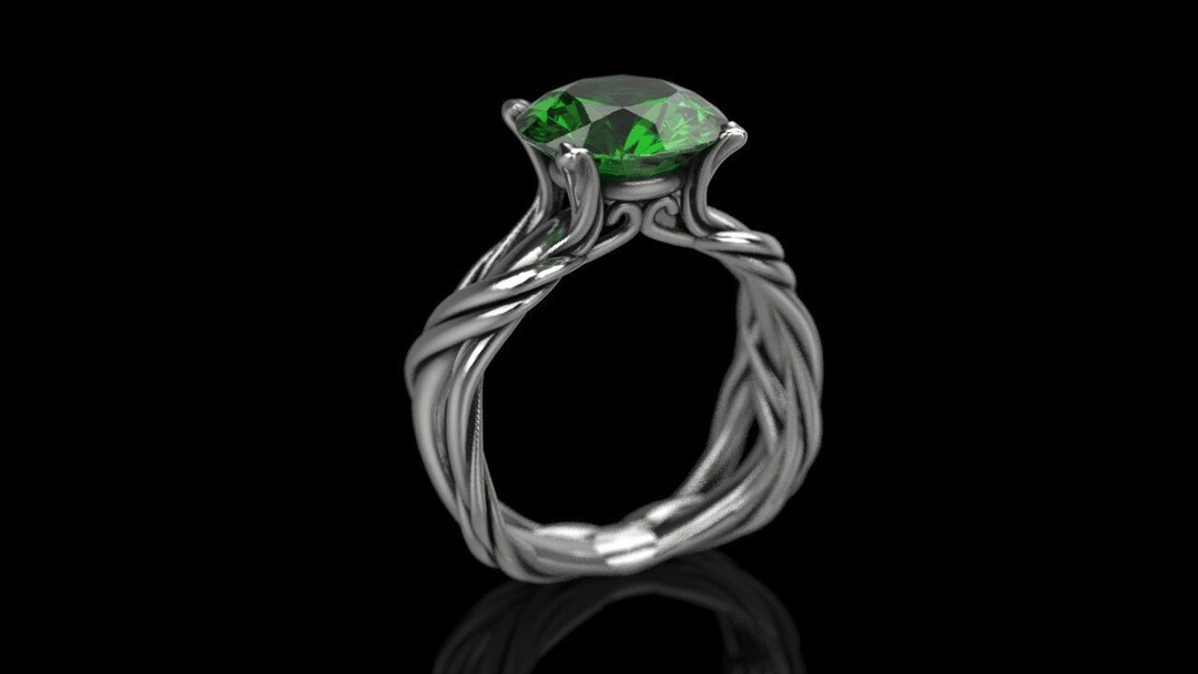 Ancient Vine Tree Ring, Geek Engagement Ring, Elven Ring, Fantasy ...