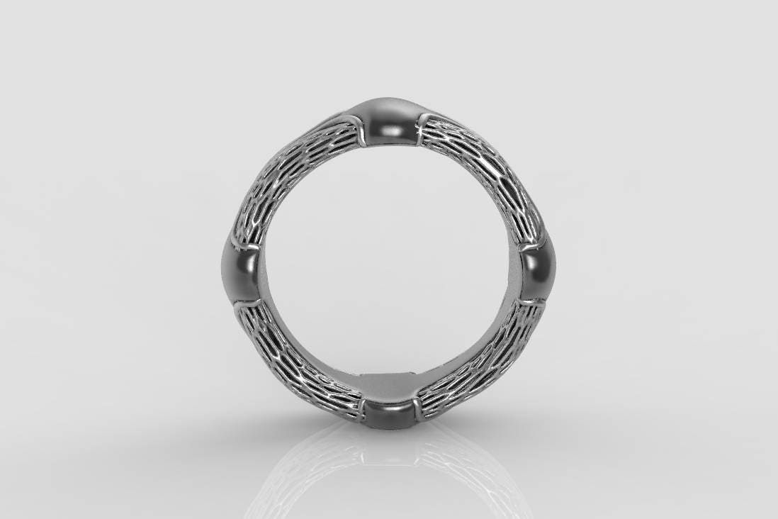 Alien Ring Sci Fi Ring Geek Wedding Ring Atompunk - Etsy