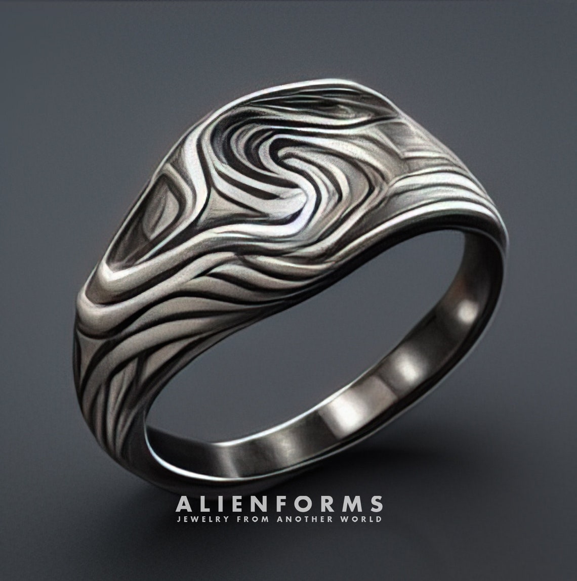 Fantasy Ring Silver Ringanniversaryunique Ringorganic - Etsy