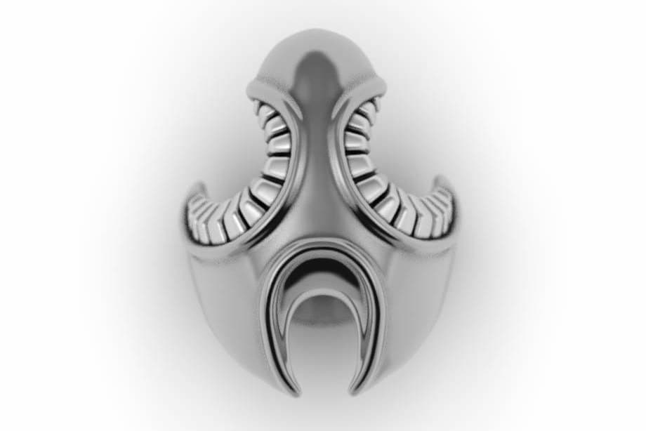 Sci Fi Ring Spaceship Geek Ring Mens Statement Ring Alien - Etsy Israel