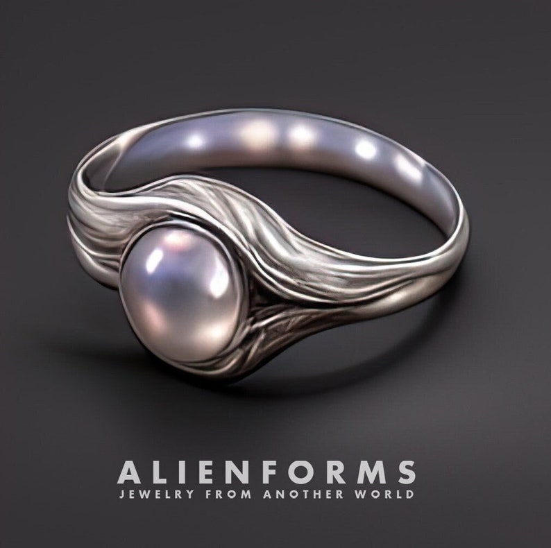 Moonstone Ring Organic Ring Rustic Ring Moonstone - Etsy