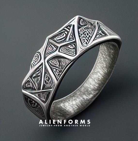 Fantasy Ring Celtic Ring Medieval Ring Ancient Geek Ring - Etsy