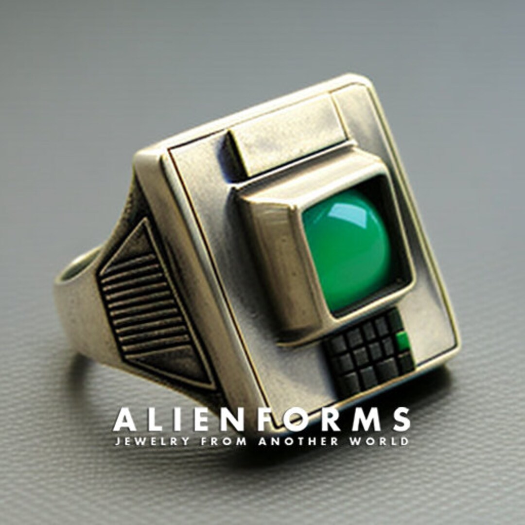 Geek Wedding Ring, Computer Nerd Ring, Cyberpunk Ring, Gamer Ring ...