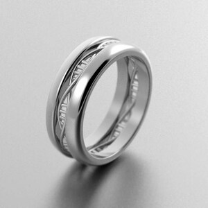 Dna Wedding Ring, Molecule Ring, Geek Wedding Ring, Science Wedding ...