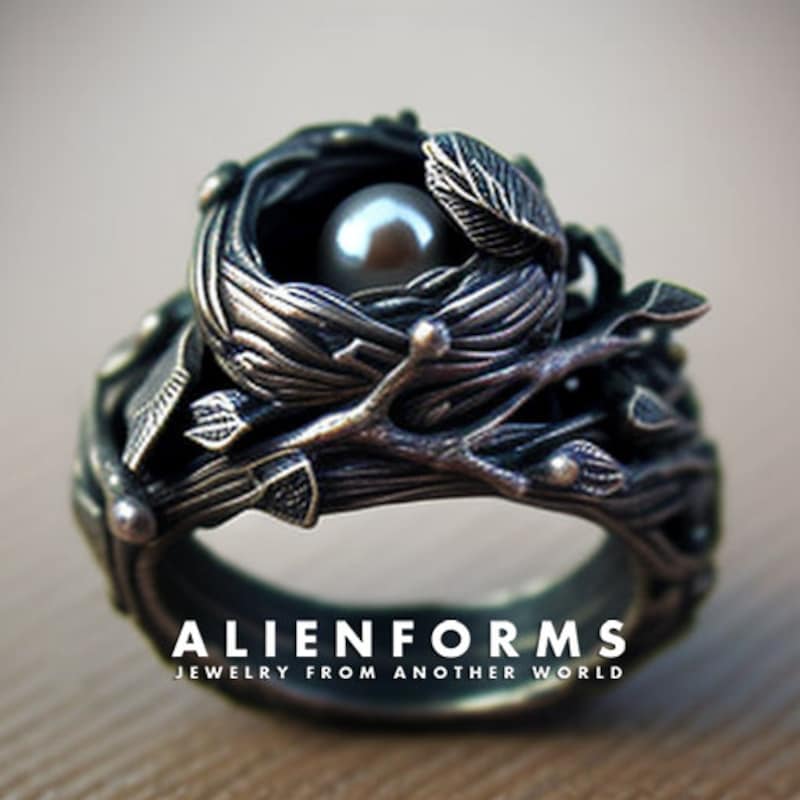 Bird Engagement Ring - Etsy