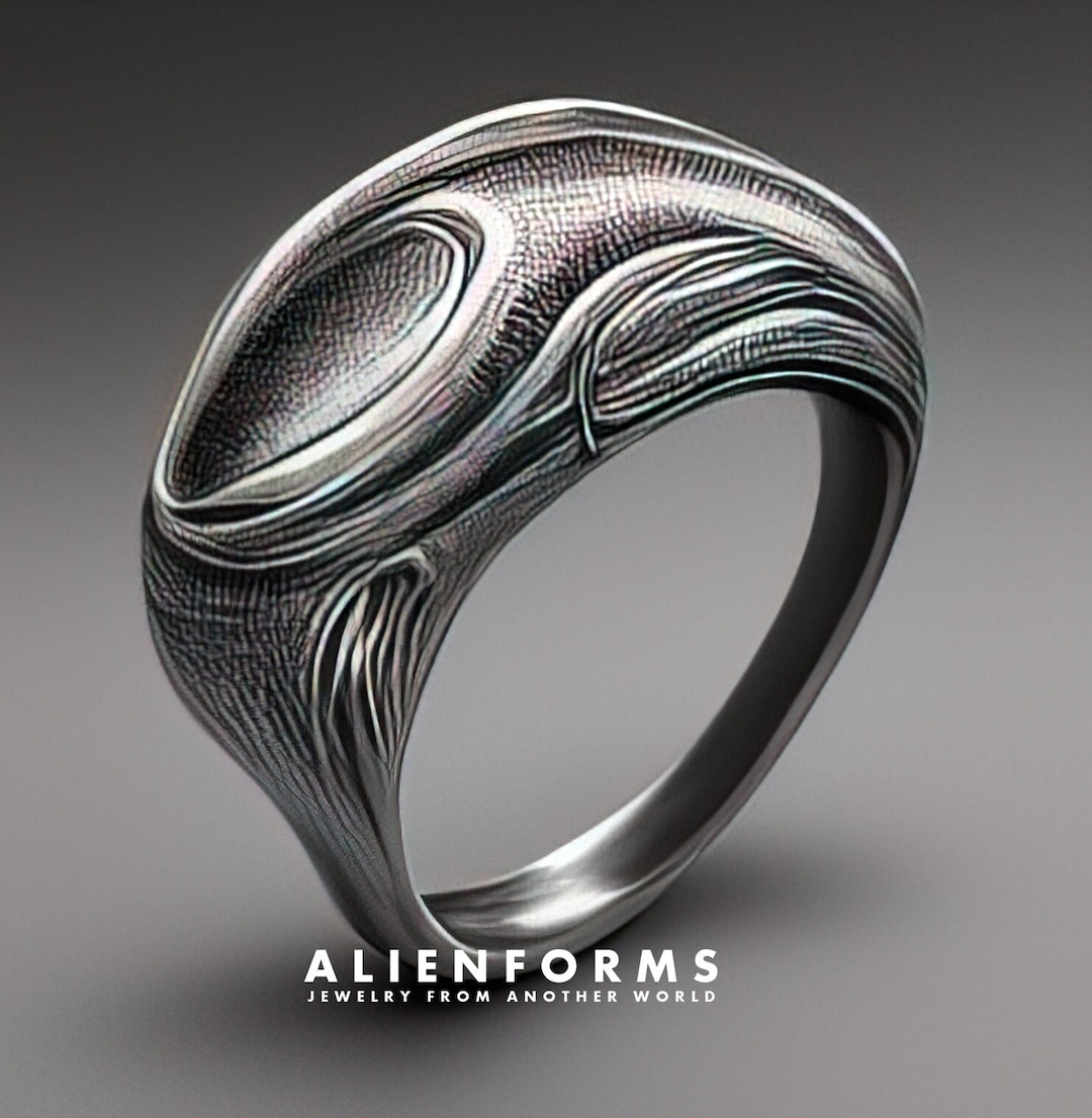 Space Ring, Sculptural Ring, Aliens Ring,futuristic Ring,geek Ring, Sci ...