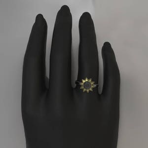 Solar Eclipse Ring, Proposal Vintage Engagement, Antique Engagement ...