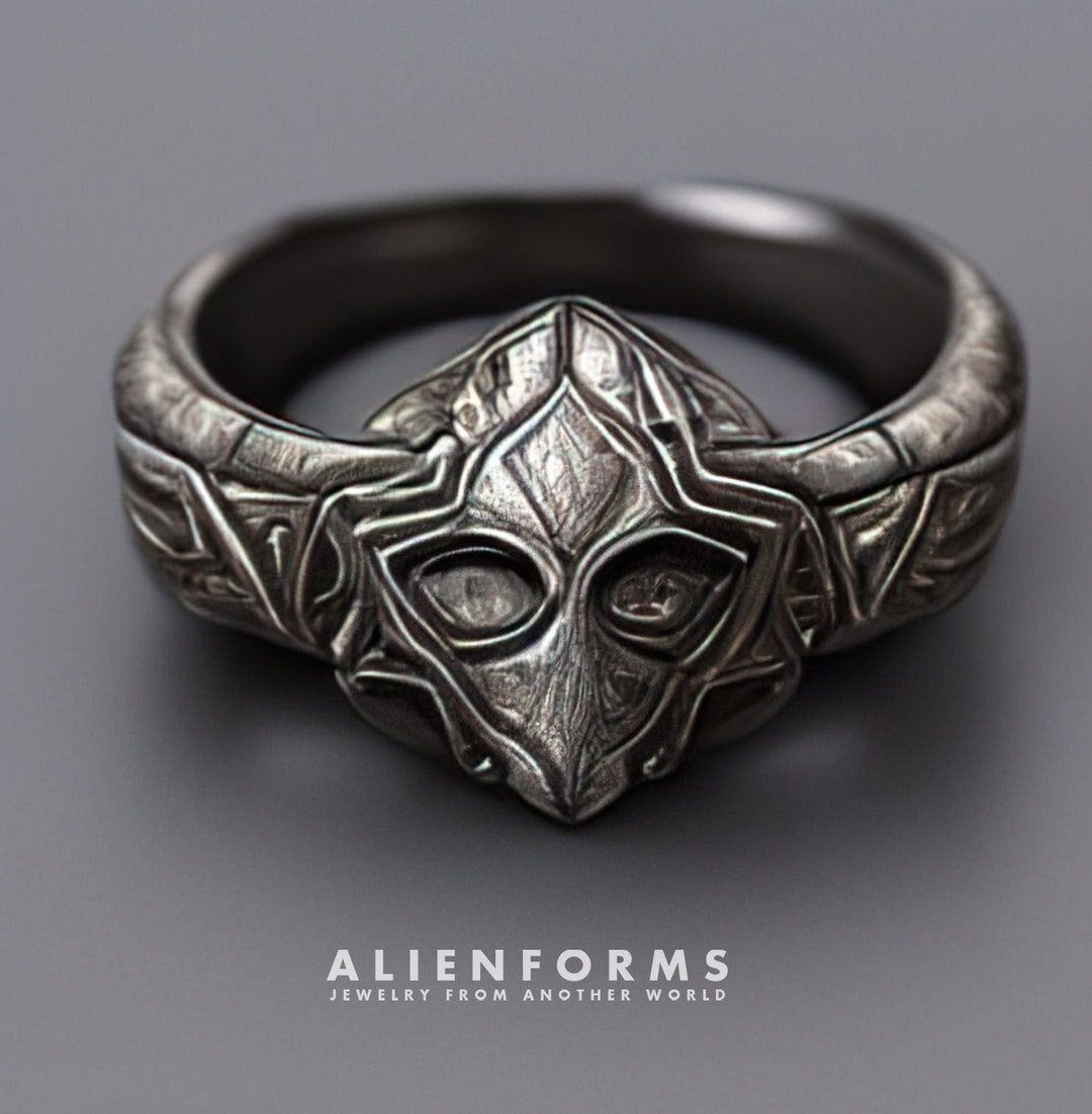 Fantasy Ring, Celtic Ring, Medieval Ring, Geek Ring, Silver Ring,nerd ...