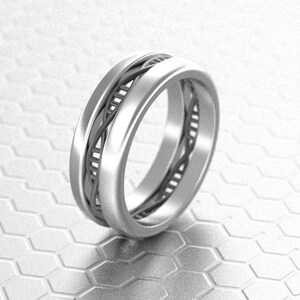 Dna Wedding Ring, Molecule Ring, Geek Wedding Ring, Science Wedding ...