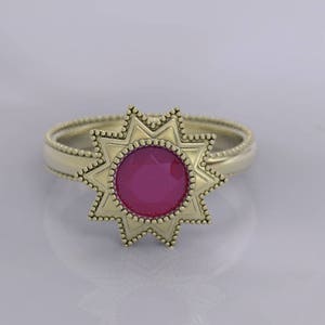 Solar Eclipse Ring, Proposal Vintage Engagement, Antique Engagement ...