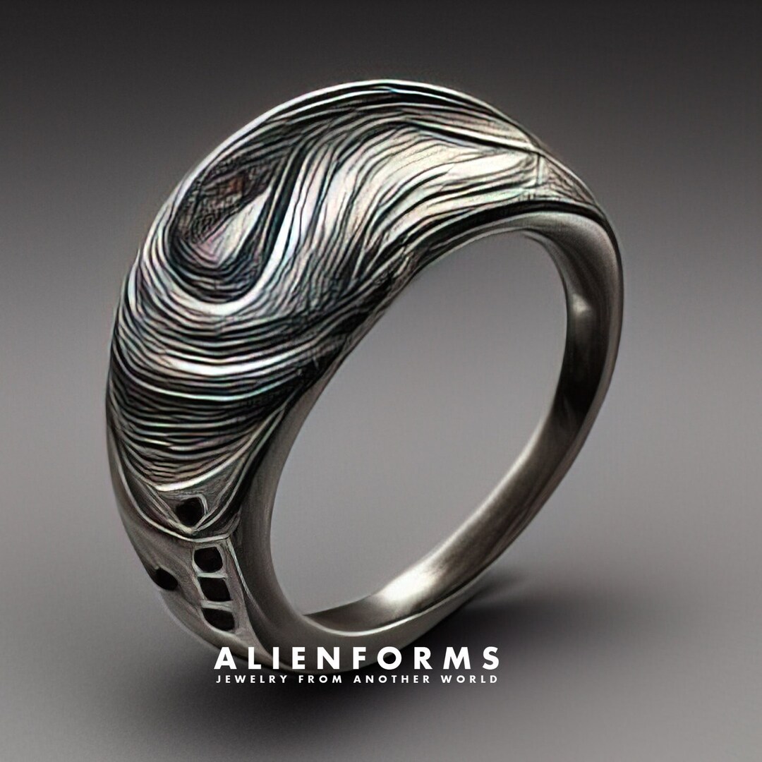 Space Ring, Sculptural Ring, Aliens Ring,futuristic Ring,geek Ring, Sci ...