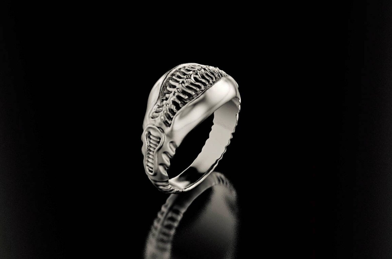 Alien Ring Xeno Ring Sci Fi Ring Geek Ring Nerd Ring - Etsy