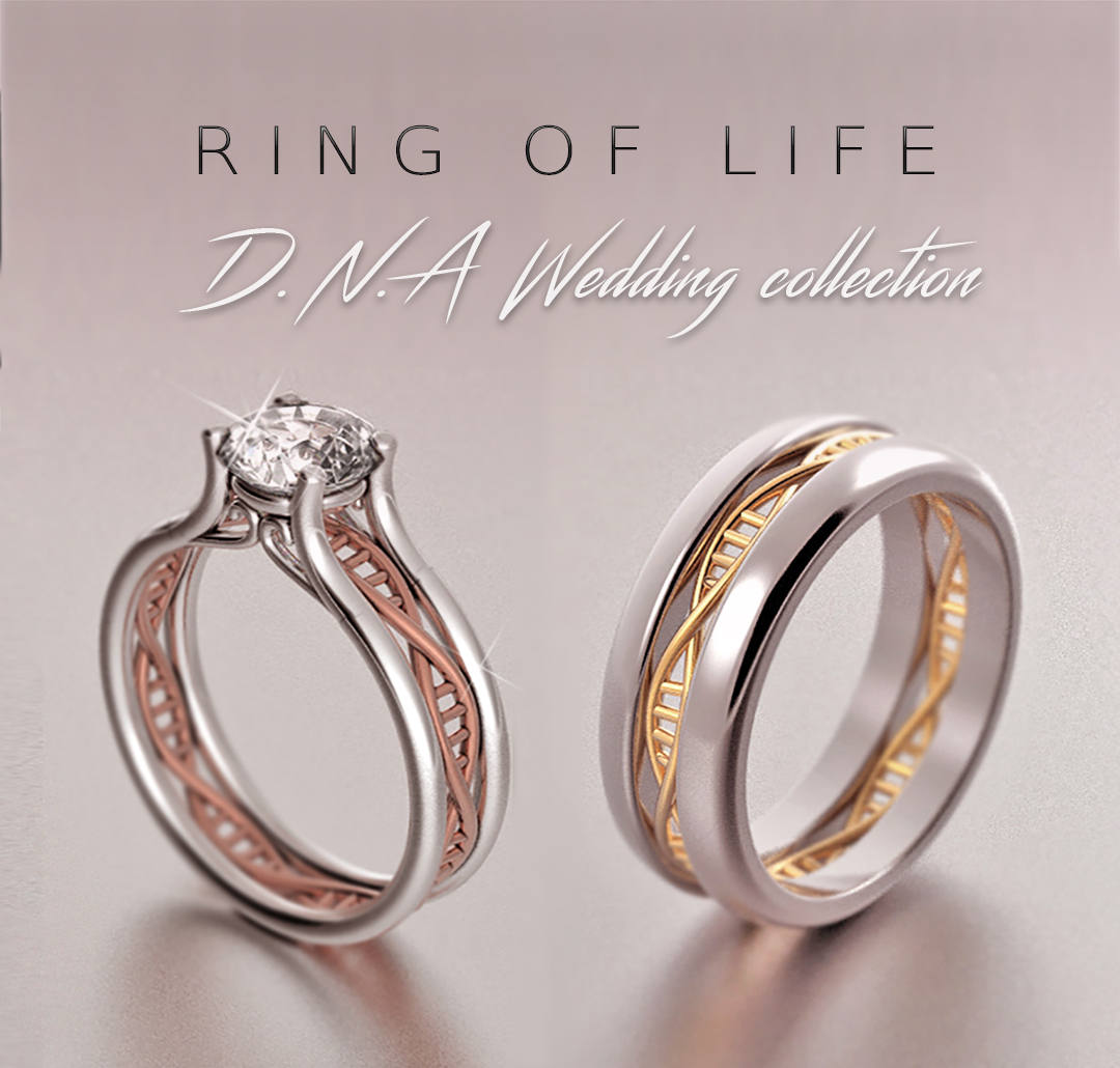 Dna ring dna wedding ring geek wedding ring science ring | Etsy