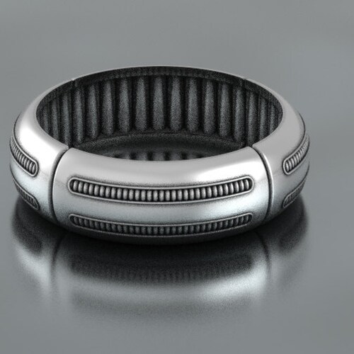 Alien Ring Sci Fi Ring Geek Wedding Ring Atompunk - Etsy