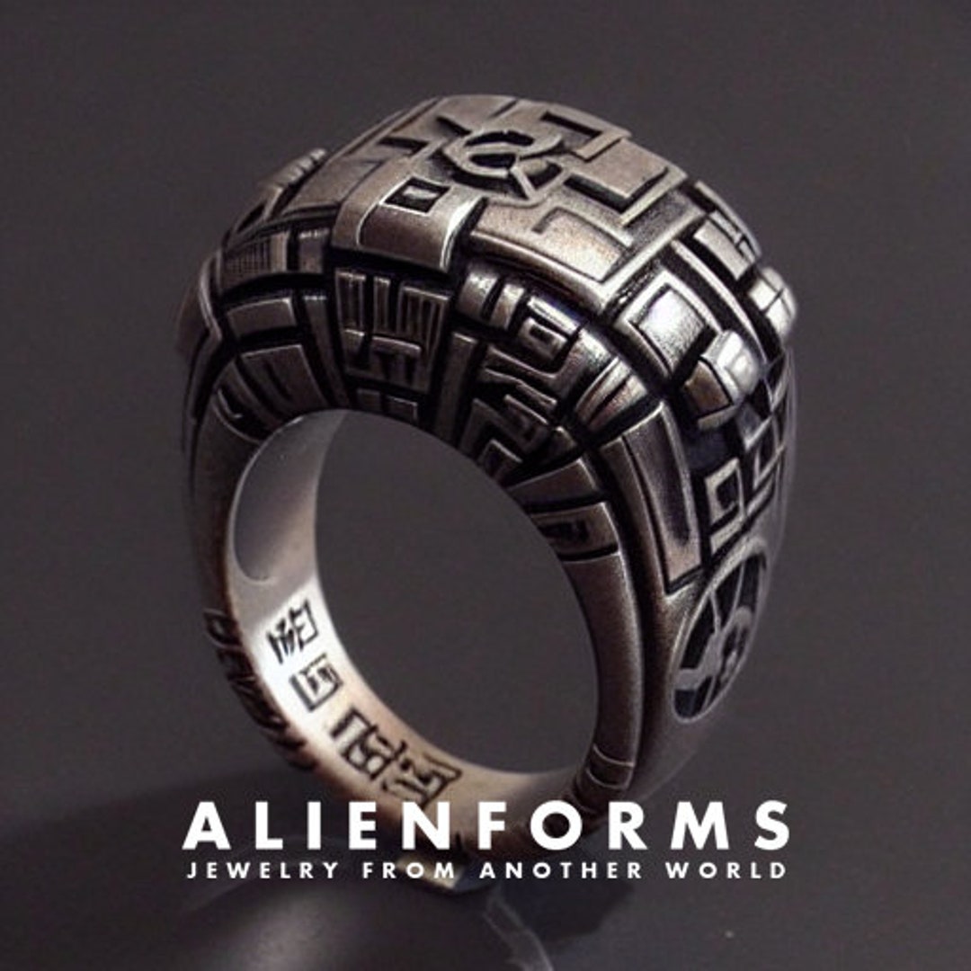 Geek Ring, Sci-fi Geek Ring, Scifi Ring, Cyberpunk Gamer Ring ...