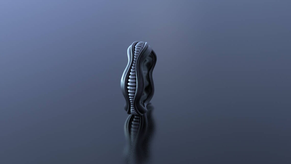 Sci Fi Ring, Alien Ring, Geek Ring, Gamer Ring, Futuristic Ring - Etsy