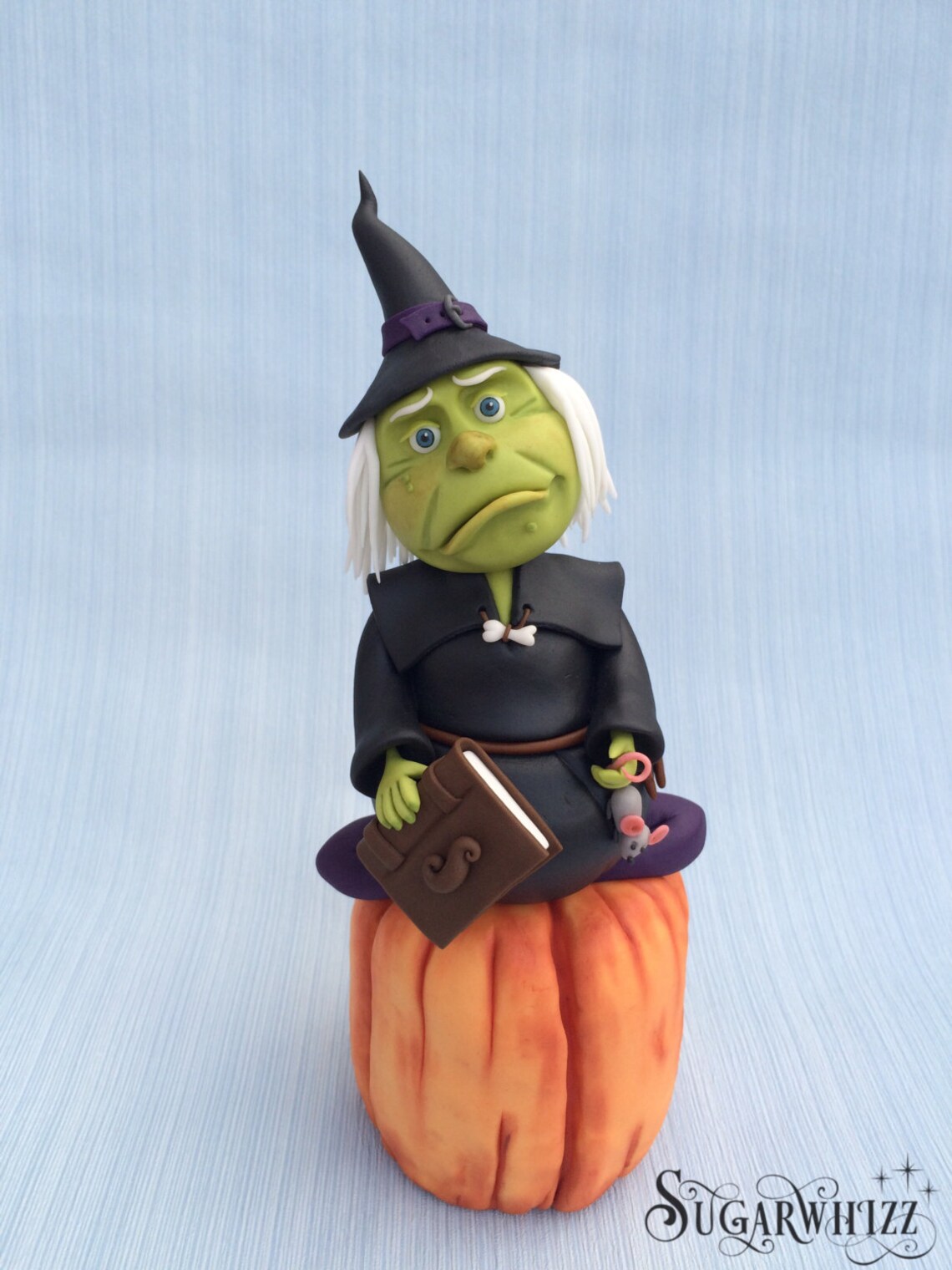 Witch Cake Topper / Cake Decorating Tutorial. Step by Step Model Making ...