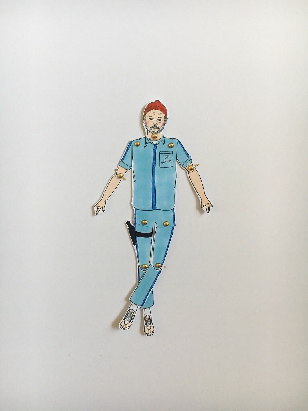 Bill Murray Doll, Articulated Doll, Paper Dolls, Wes Anderson Print ...
