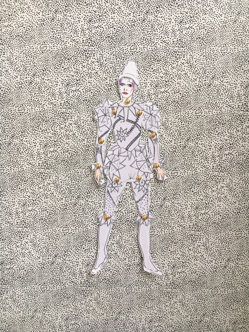 David Bowie Paper Doll Articulated Doll Comes With Mini - Etsy UK