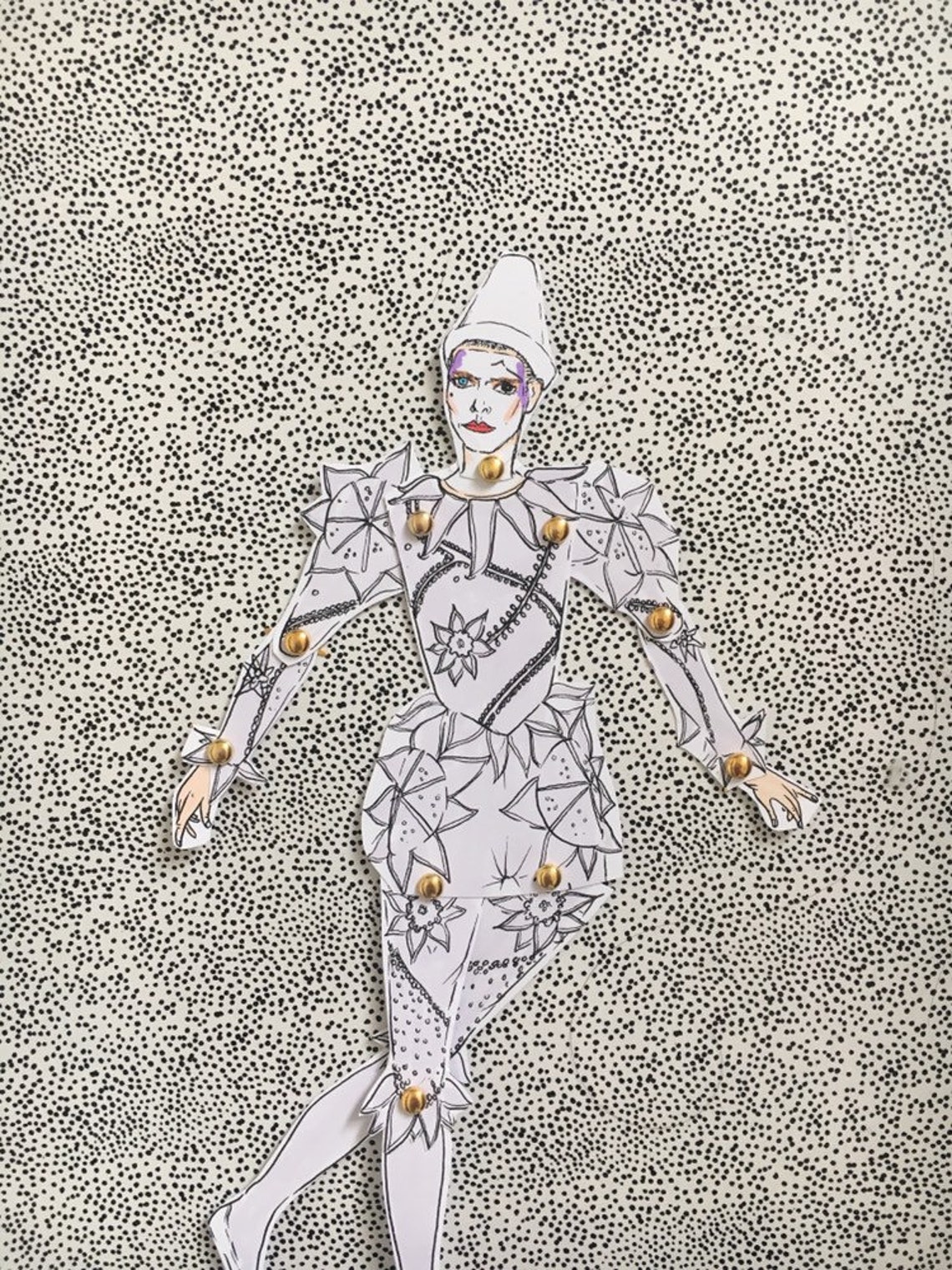 David Bowie Paper Doll Articulated Doll Comes With Mini | Etsy