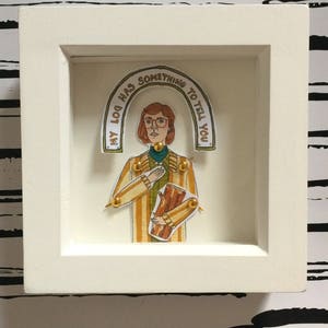 Log Lady Print, Twin Peaks Art, Perfect Present for Lynch Fans, Framed ...