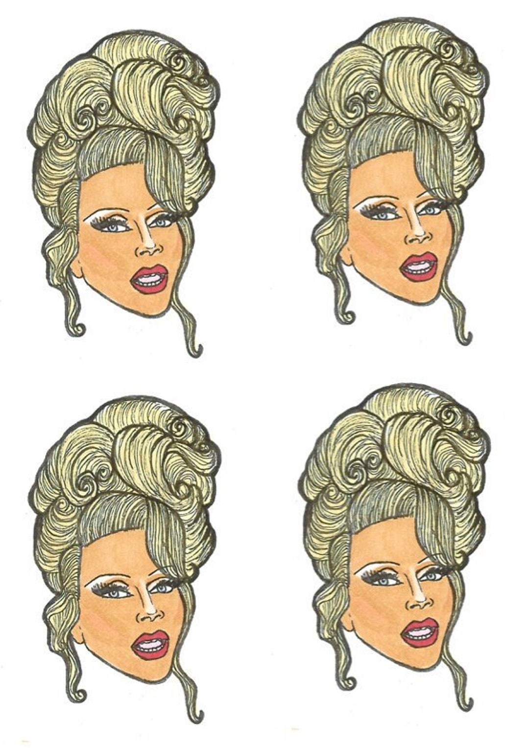Rupaul DIGITAL DOWNLOAD Bunting Set. Print as Many Copies You Like for ...