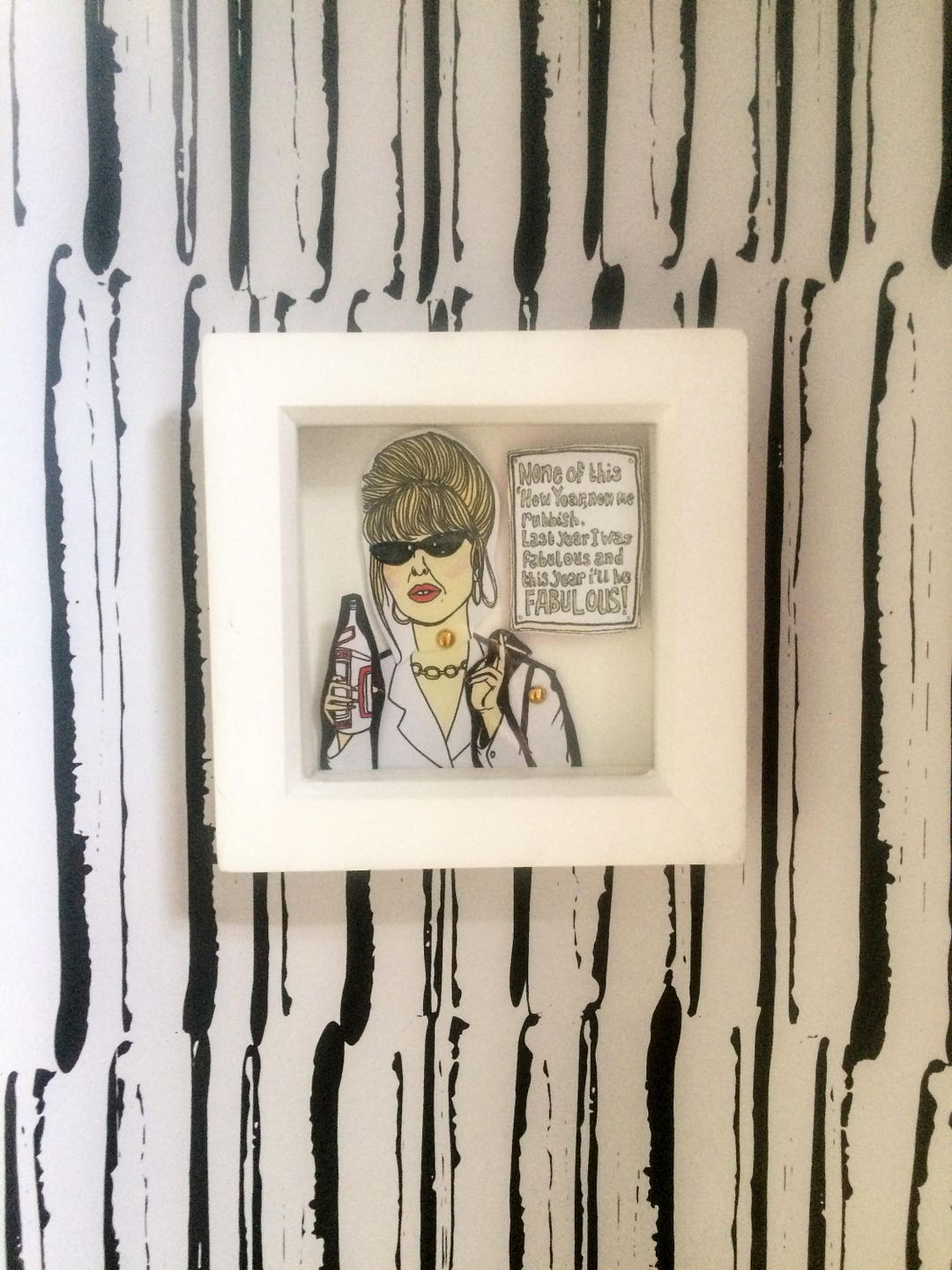 Patsy Stone Print, Absolutely Fabulous Print, Framed Patsy Doll With ...