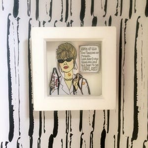 Patsy Stone Print, Absolutely Fabulous Print, Framed Patsy Doll With ...