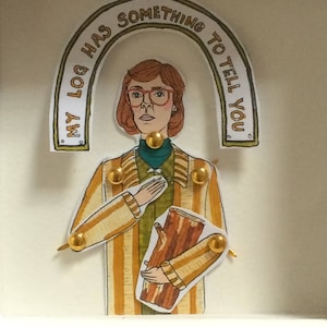Log Lady Print, Twin Peaks Art, Perfect Present for Lynch Fans, Framed ...