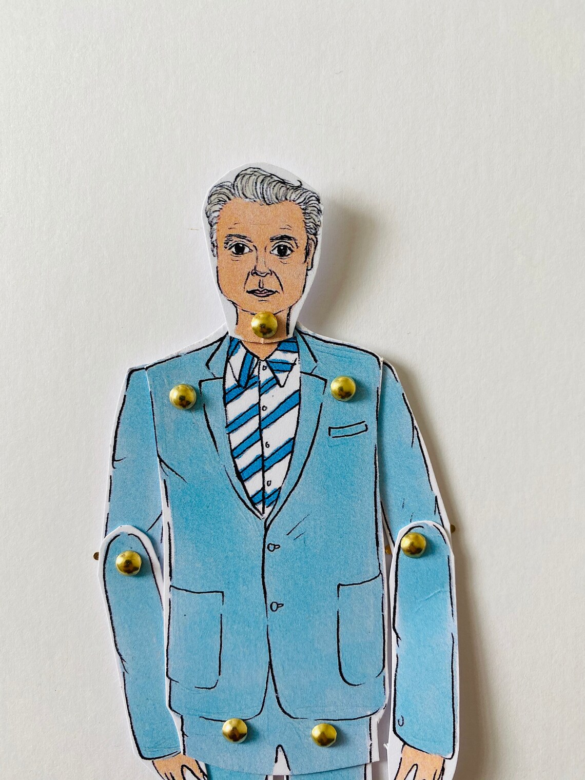 David Byrne Paper Doll David Byrne Print Articulated Doll - Etsy