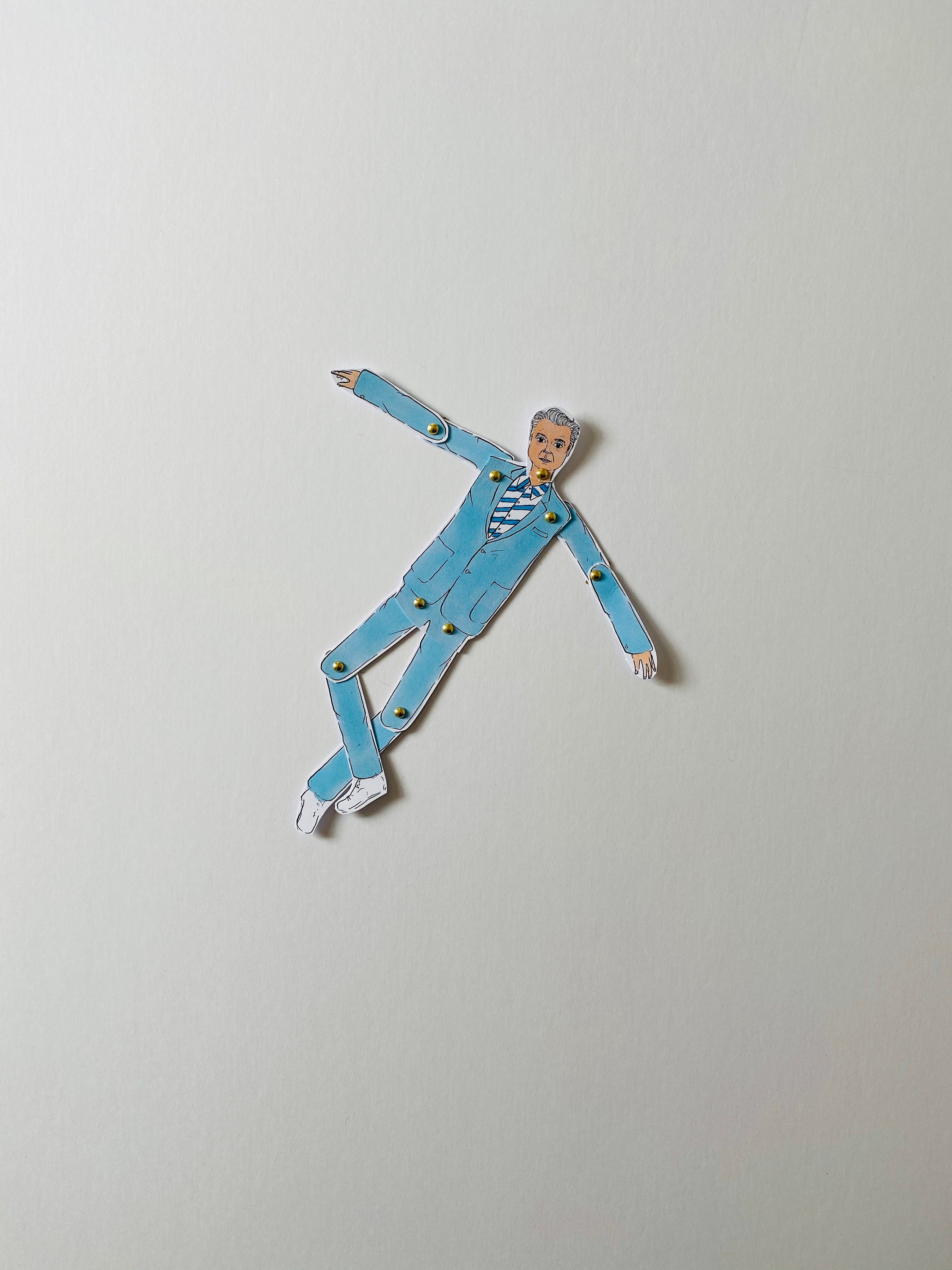 David Byrne Paper Doll David Byrne Print Articulated Doll - Etsy