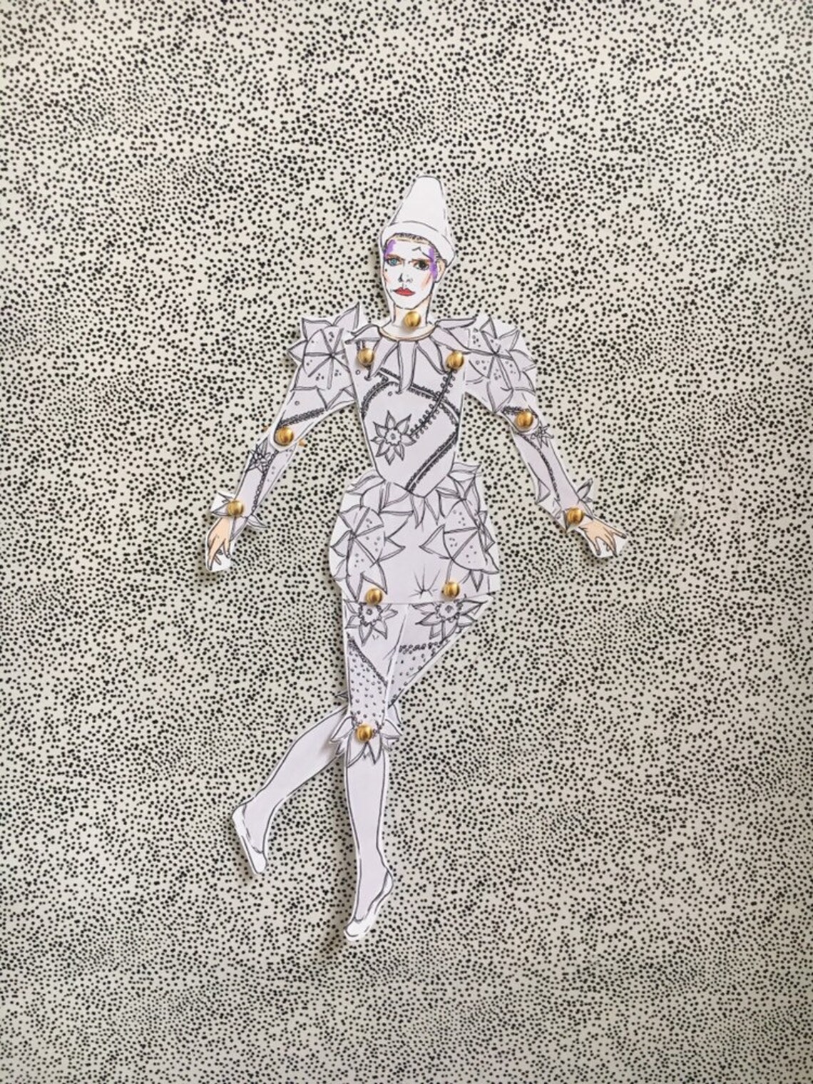 David Bowie Paper Doll Articulated Doll Comes With Mini | Etsy