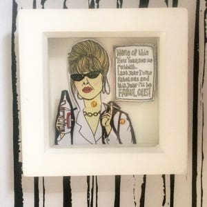 Patsy Stone Print, Absolutely Fabulous Print, Framed Patsy Doll With ...